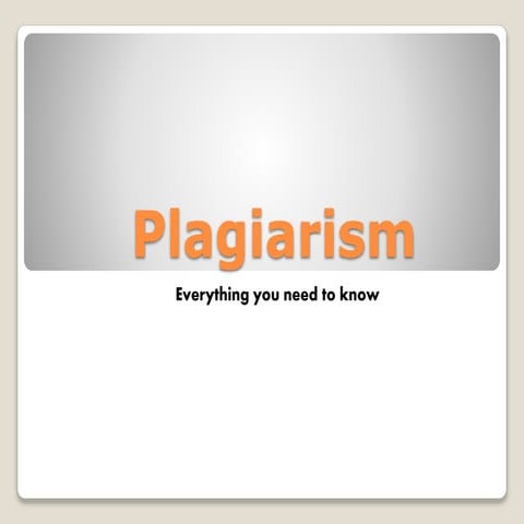 Plagiarism and its type and consequences | PDF