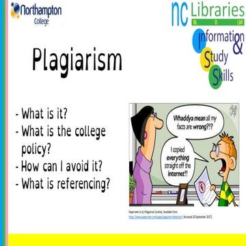 Plagiarism | PPTX | Education