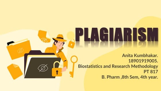 Research Methodology-03: Plagiarism | PPTX | Education