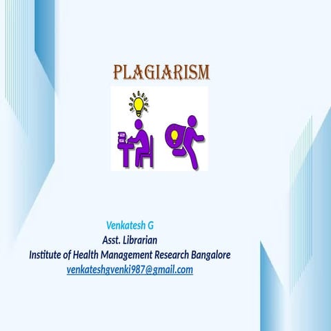 Plagiarism- Meaning, Types, Social, legal, and usability issues ...