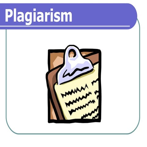 Plagiarism | PPT