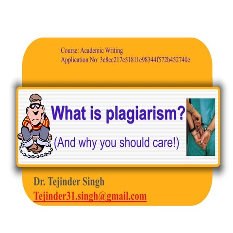 What is Plagiarism? | PPT