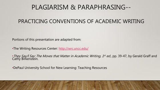 Tips To Paraphrase to Avoid Plagiarism | PPT