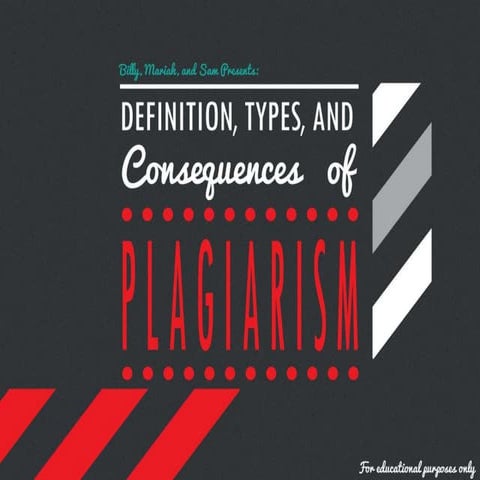 Plagiarism | PPTX