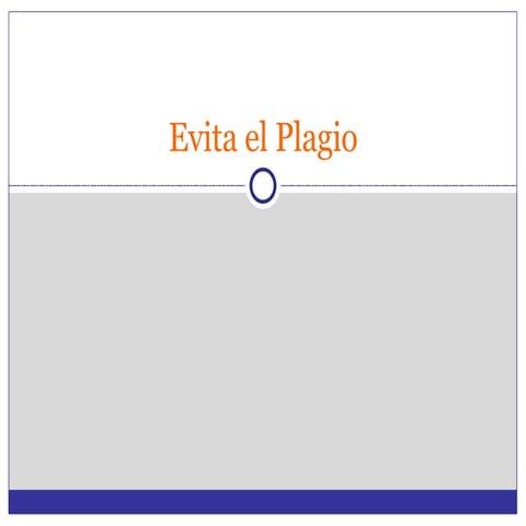Plagio En Los Estudiantes | PPTX