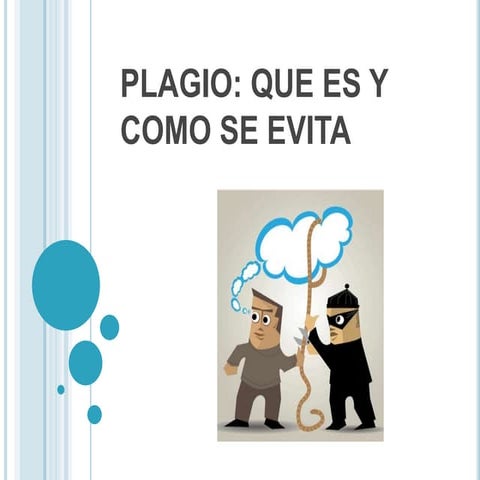 Diapositiva - EL PLAGIO | PPTX