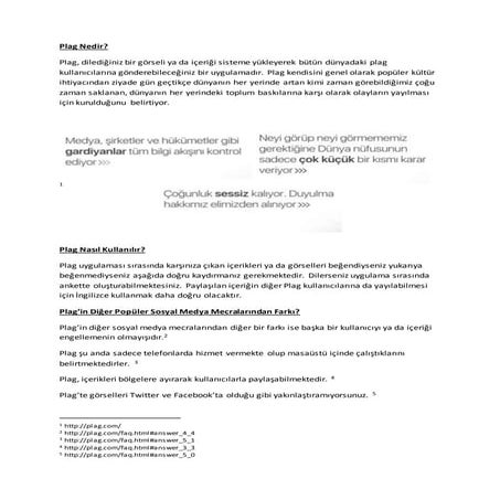 Plag Nedir? | PDF