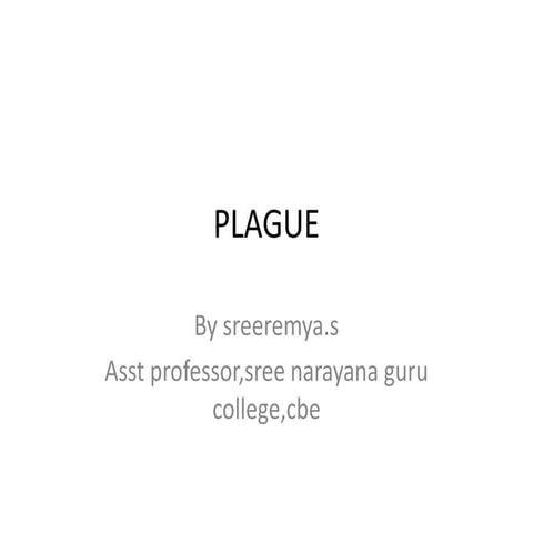 Plague | PPTX