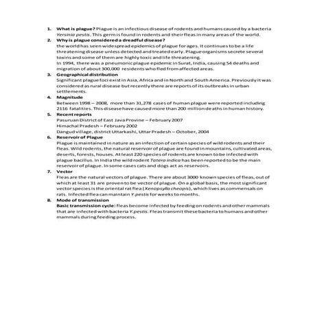 Plague | PDF | Free Download