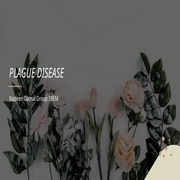 PLAGUE disease in infection disease pptx | PPTX