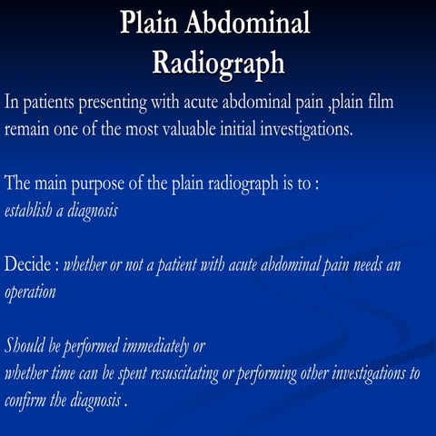 Abdomen radiography | PPT
