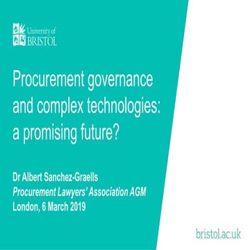 Use of Advanced Technology in Procurement | PDF