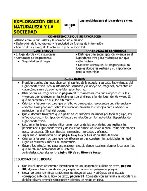 3er grado bloque 4 - ciencias naturales | PDF