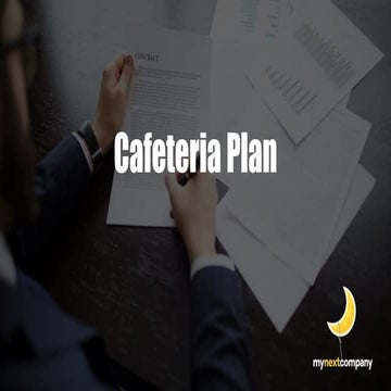 What is a cafeteria plan? | PPTX