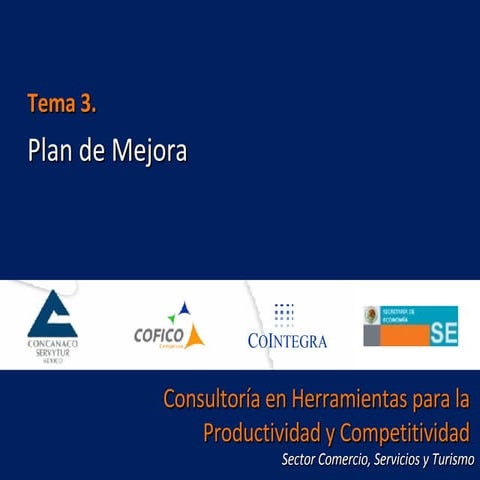 Modelo de plan de mejora | PDF