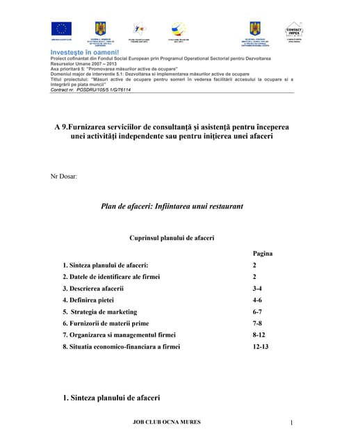 Plan de-afaceri-antreprenoriat-calcul | DOC