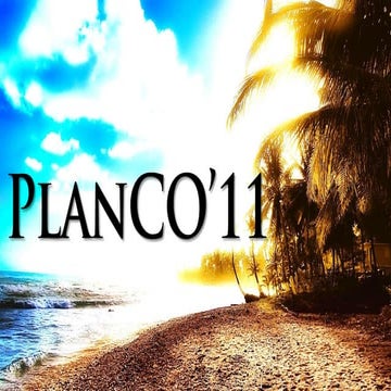 PlanCo'11 delegate booklet | PDF