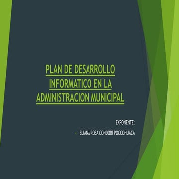 SISTEMAS INFORMATICOS DE GESTION PUBLICA | PPTX