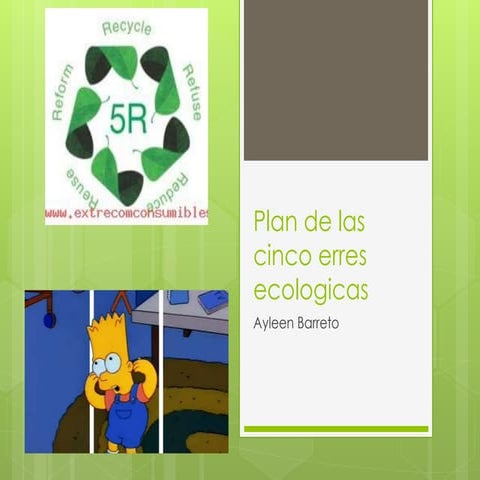 Plan de las cinco r ecológicas | PPTX
