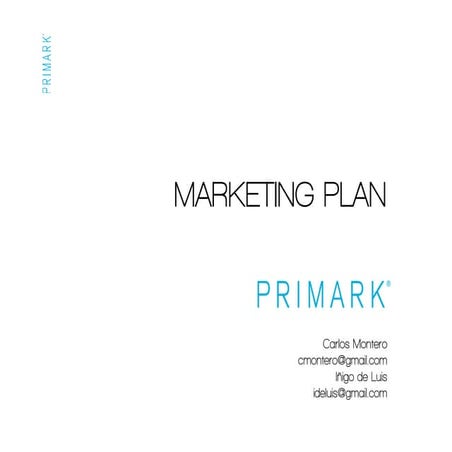 Plan de marketing - Primark | PDF | Apparel Industry | Industries