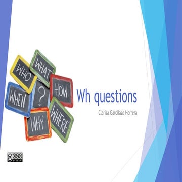 Wh questions | PPT