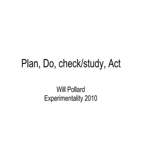 Plan do check_study_act | PDF