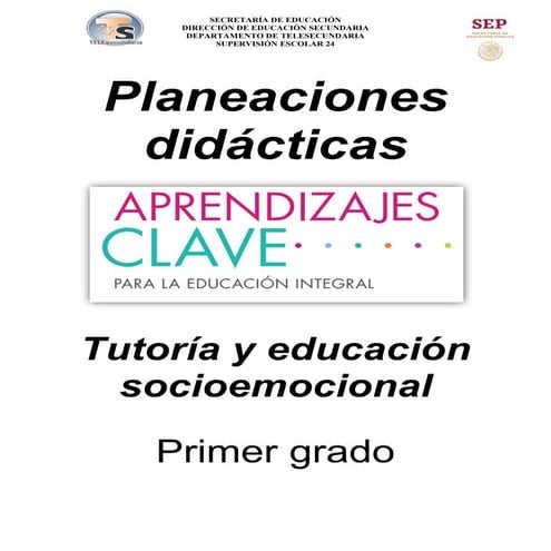 Planeaciones socioemocional primero | PDF