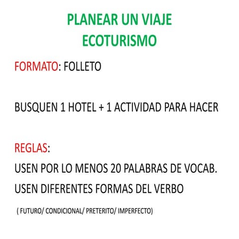 Apuntes el pretérito – verbos especiales! | PPTX