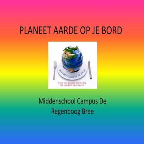Planeet aarde op je bord in MS Bree | PPT