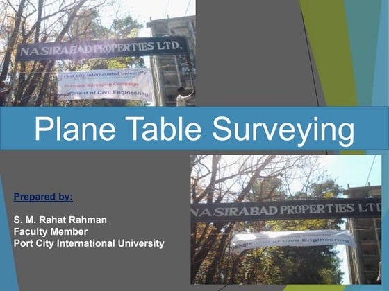 Surveying_Plane Table Practical.ppt