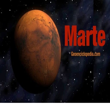 El Planeta Marte [Características] | PDF