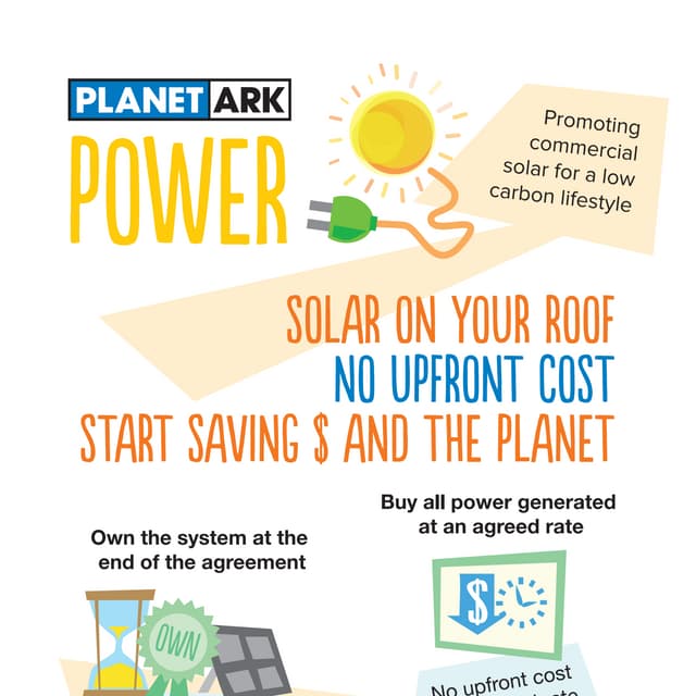 Planet Ark Power DL Brochure - get solar, save money with no upfront ...