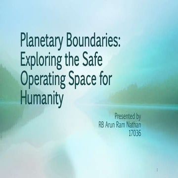 Planetary boundaries | PPTX