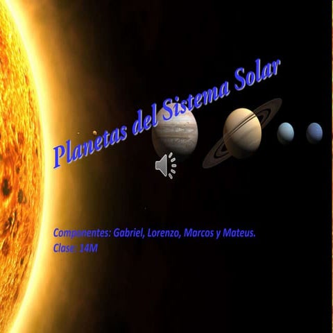 Planetas del sistema solar (14 m) | PPTX
