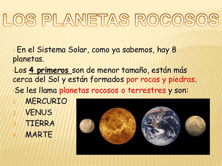 Planetas rocosos