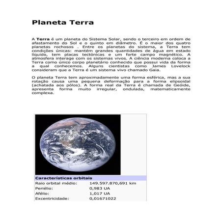Planeta Terra | PDF
