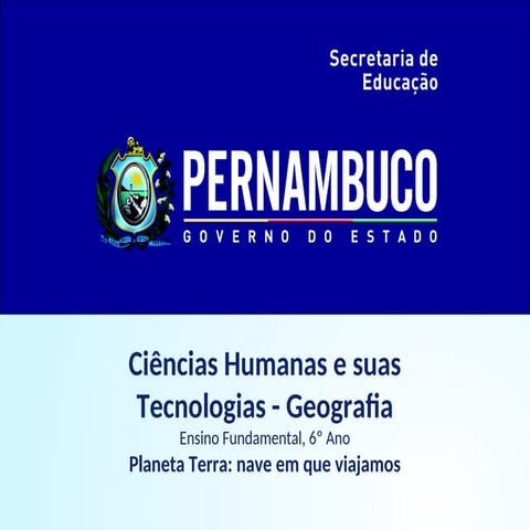 Planeta Terra nave que viajamos (geografia) | PPT
