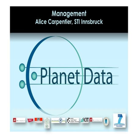 PlanetData Management Overview | PPT