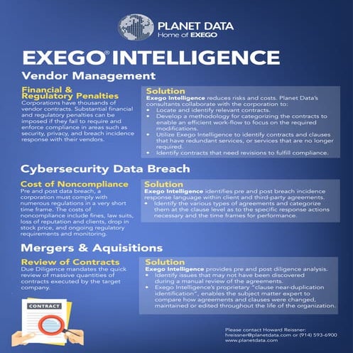 Planet Data Vendor Management and Contract Analysis with AI | PDF