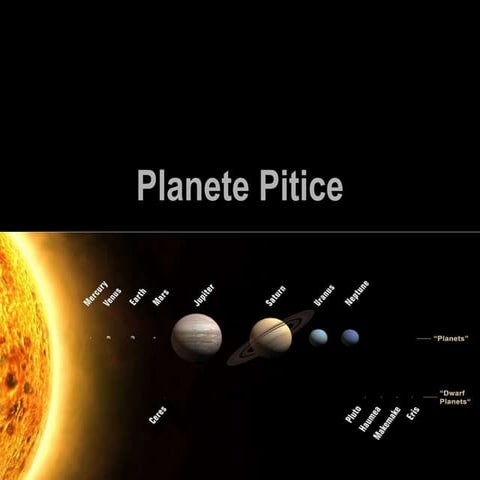 Planetele pitice- Gopleac Sergiu | PPT