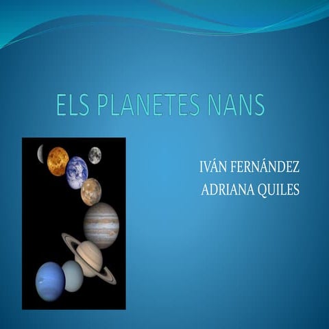 Planetes nans | PPTX