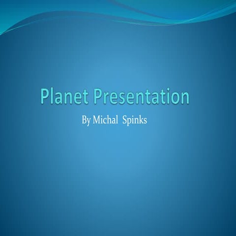 Planet presentation | PPTX