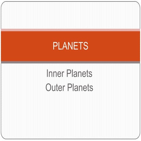 The 9 Planets | PPTX