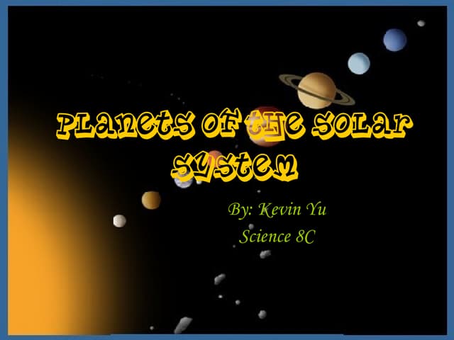 Our Solar System | PPT