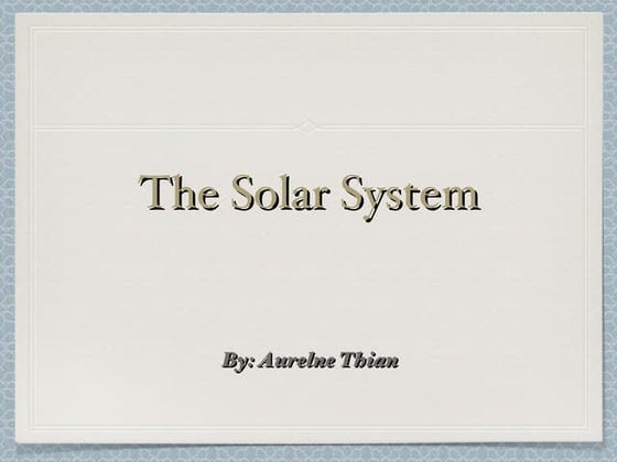 The Inner Planets | PPT