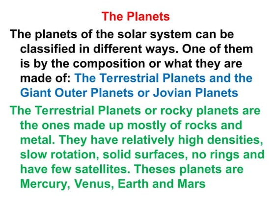 SolarSystempowerpointphysicalsciencegrade11 | PPT
