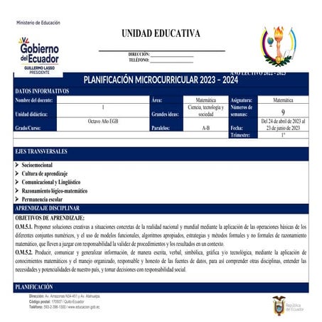 Planificación 9 semanas 8VO Matemática.docx