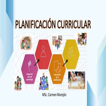 PLANIFICACIÓN CURRICULAR se detalla todo | PPTX