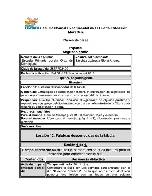 Unidad didactica lengua Letra R | PDF