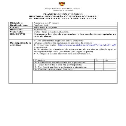 Planificacion historia | DOCX